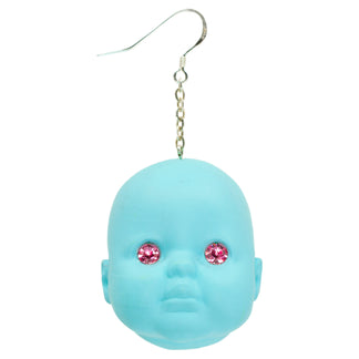 Blue Raspberry Baby Doll Earrings | Dollchunk by Kristen Bateman
