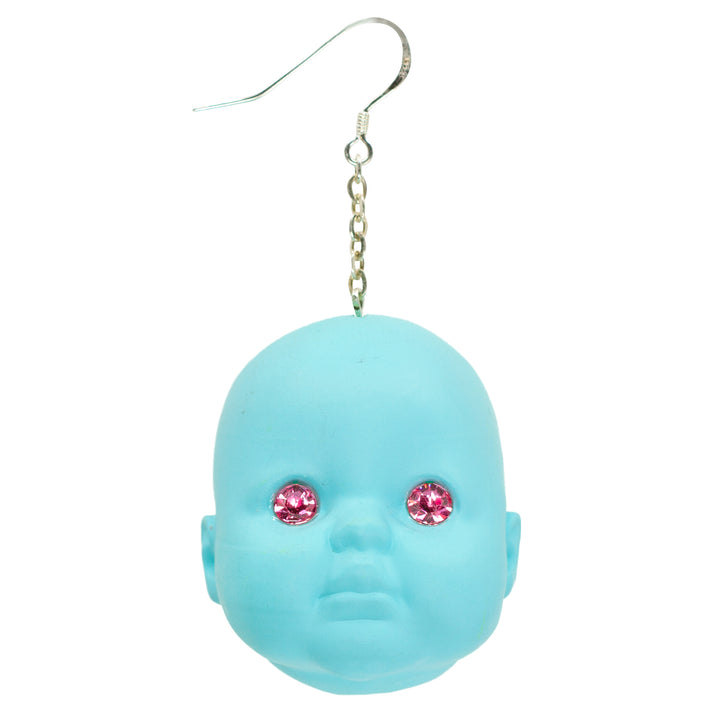 Blue Raspberry Baby Doll Earrings | Dollchunk by Kristen Bateman
