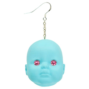 Blue Raspberry Baby Doll Earrings | Dollchunk by Kristen Bateman