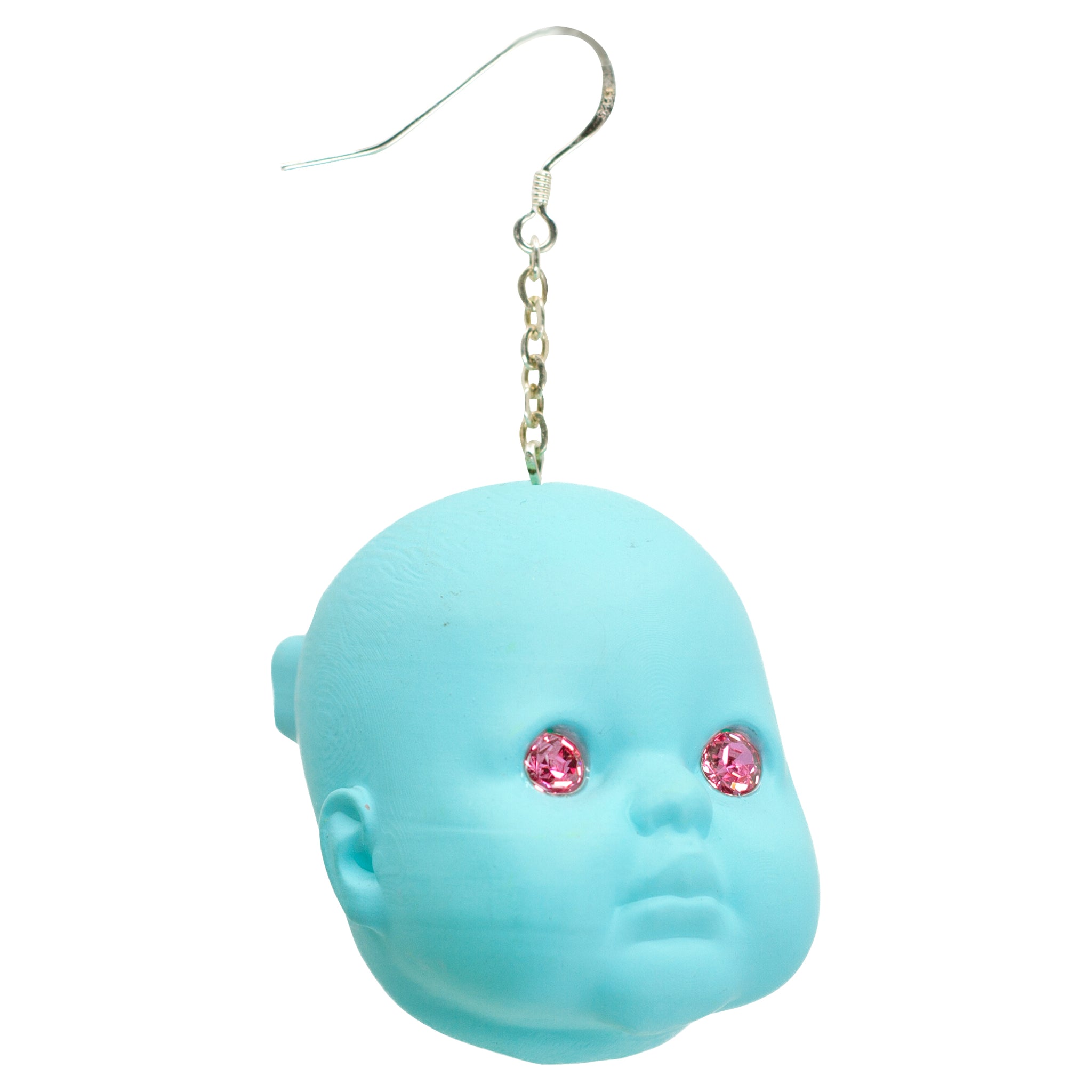Blue Raspberry Baby Doll Earrings | Dollchunk by Kristen Bateman