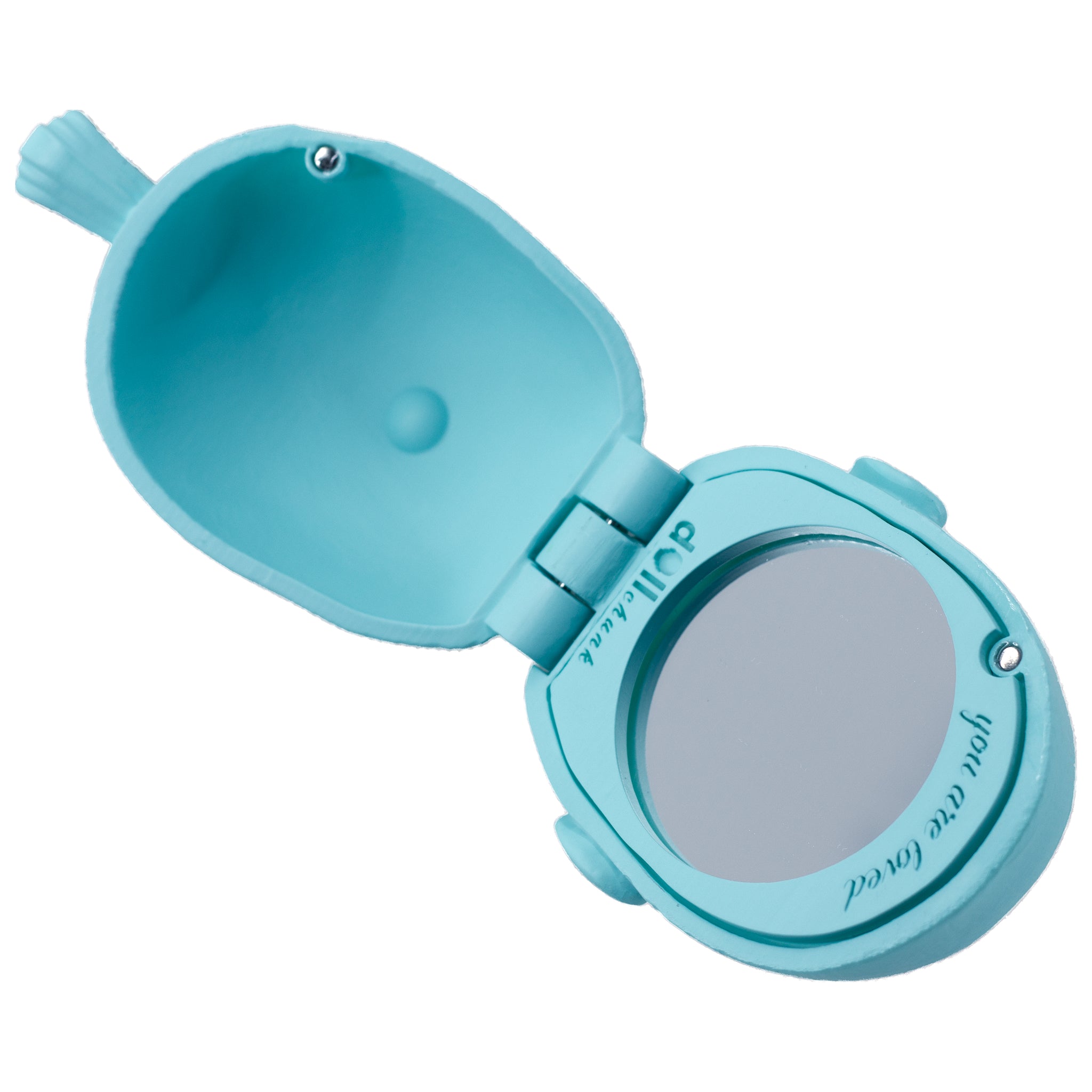 Blue Raspberry Baby Doll Locket Necklace | Dollchunk by Kristen Bateman