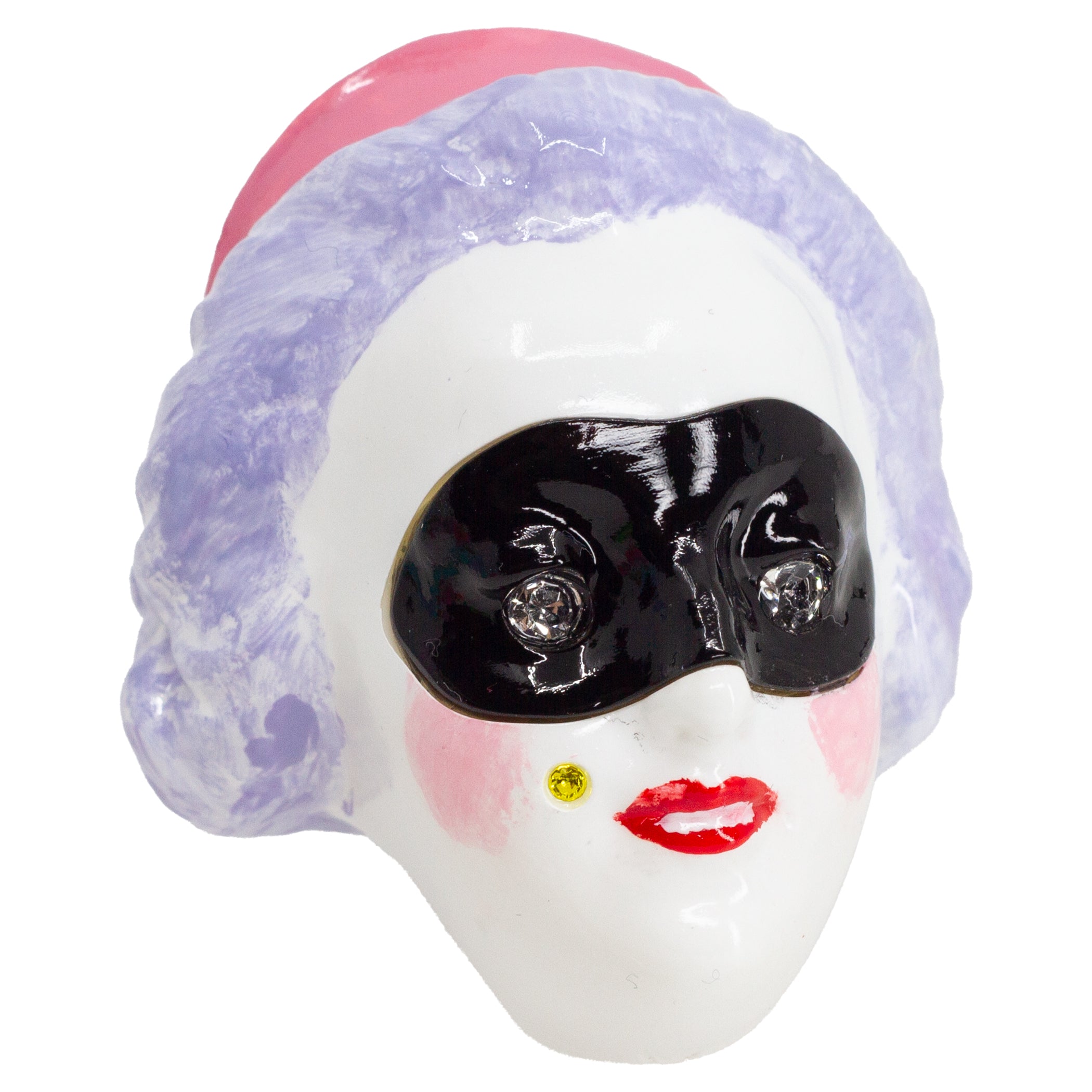 Masked Lady Madame Blanche Ring | Dollchunk Patch Box Masquerade Head