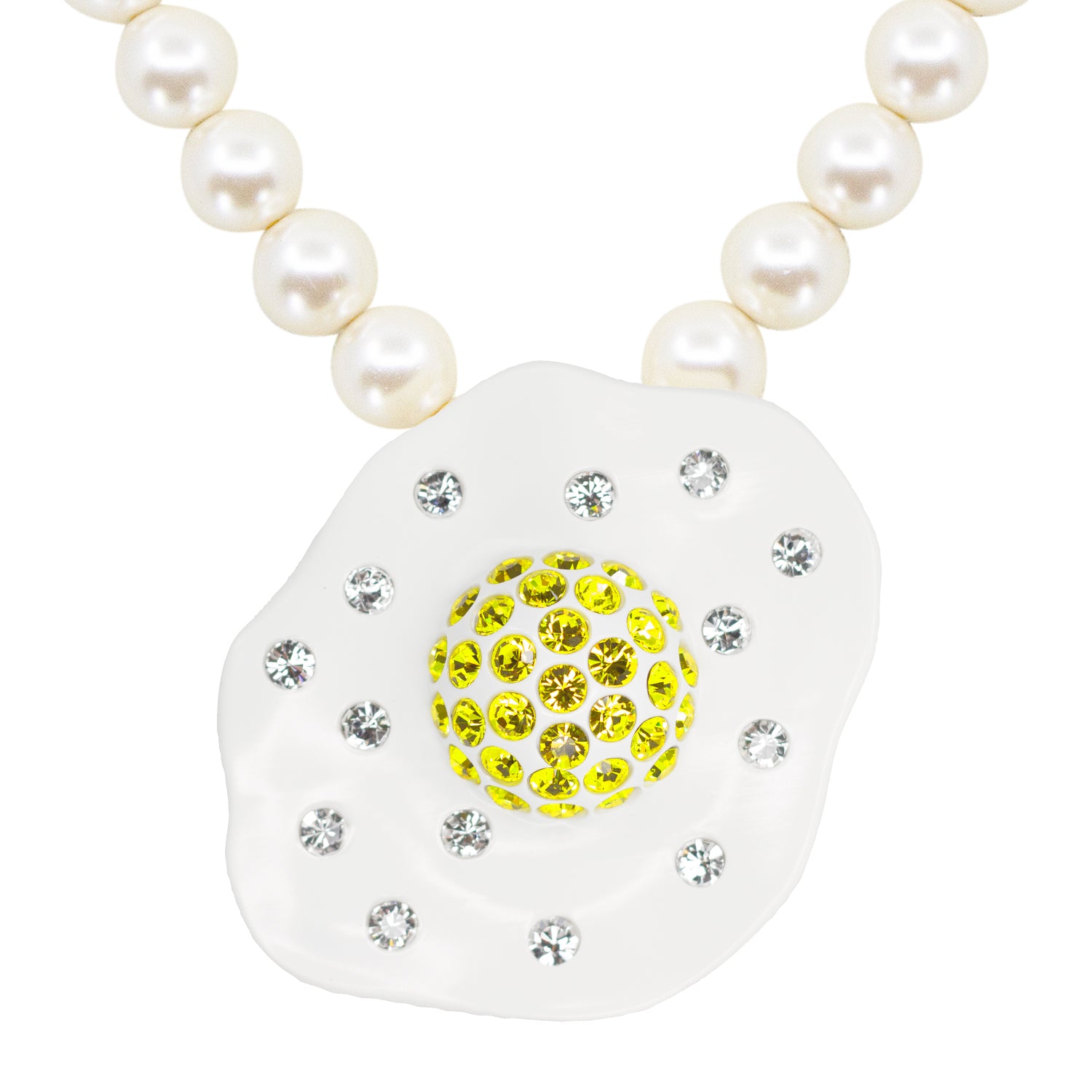 Eggy Delight Pearl Necklace | Dollchunk